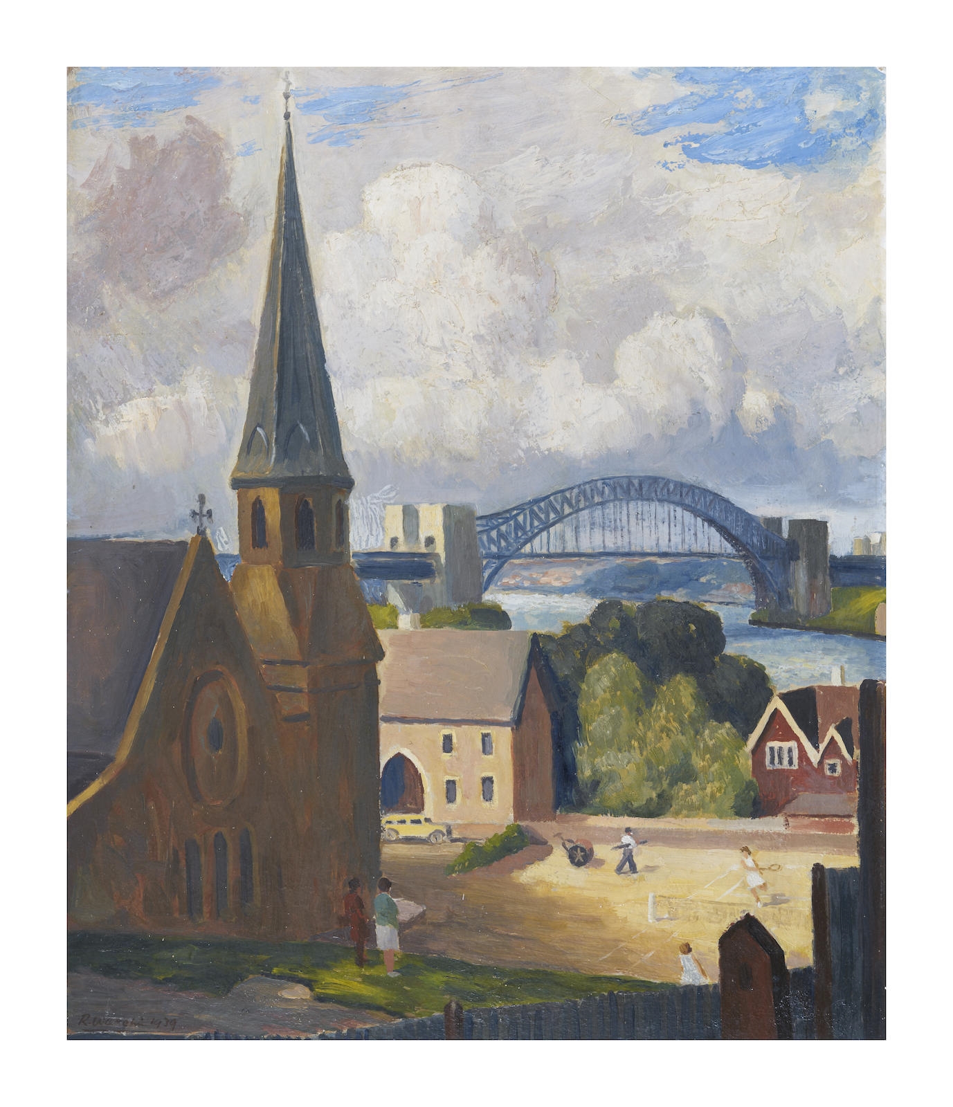 Roland Wakelin | The Bridge from North Sydney (1939) | MutualArt
