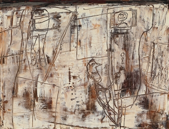Jean Dubuffet | Pommettes Rouges (1958) | MutualArt