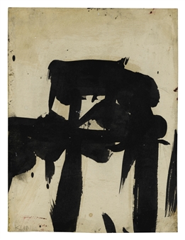Franz Kline | STUDY FOR 'FIGURE' (Circa 1956) | MutualArt