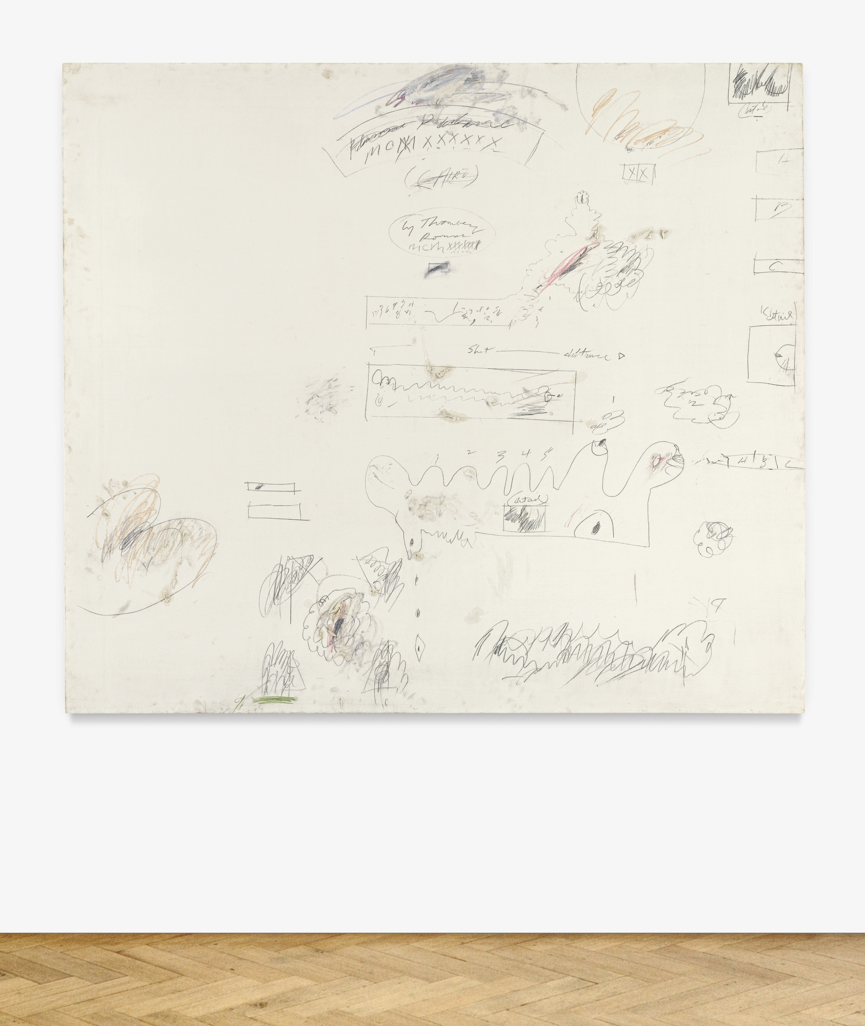 Cy Twombly | Leda and the Swan (1962) | MutualArt