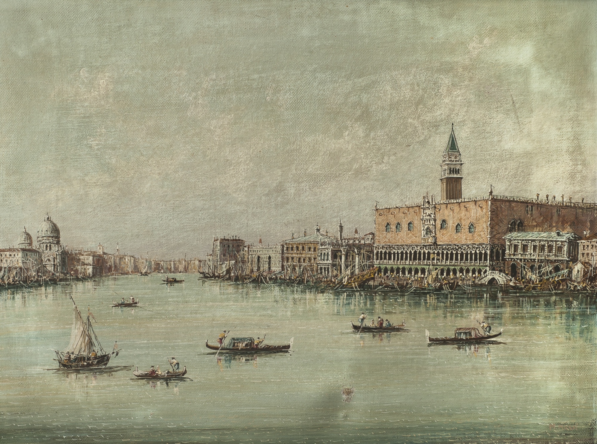M. Massi | Escuela de Canaletto Paisaje Veneciano | MutualArt