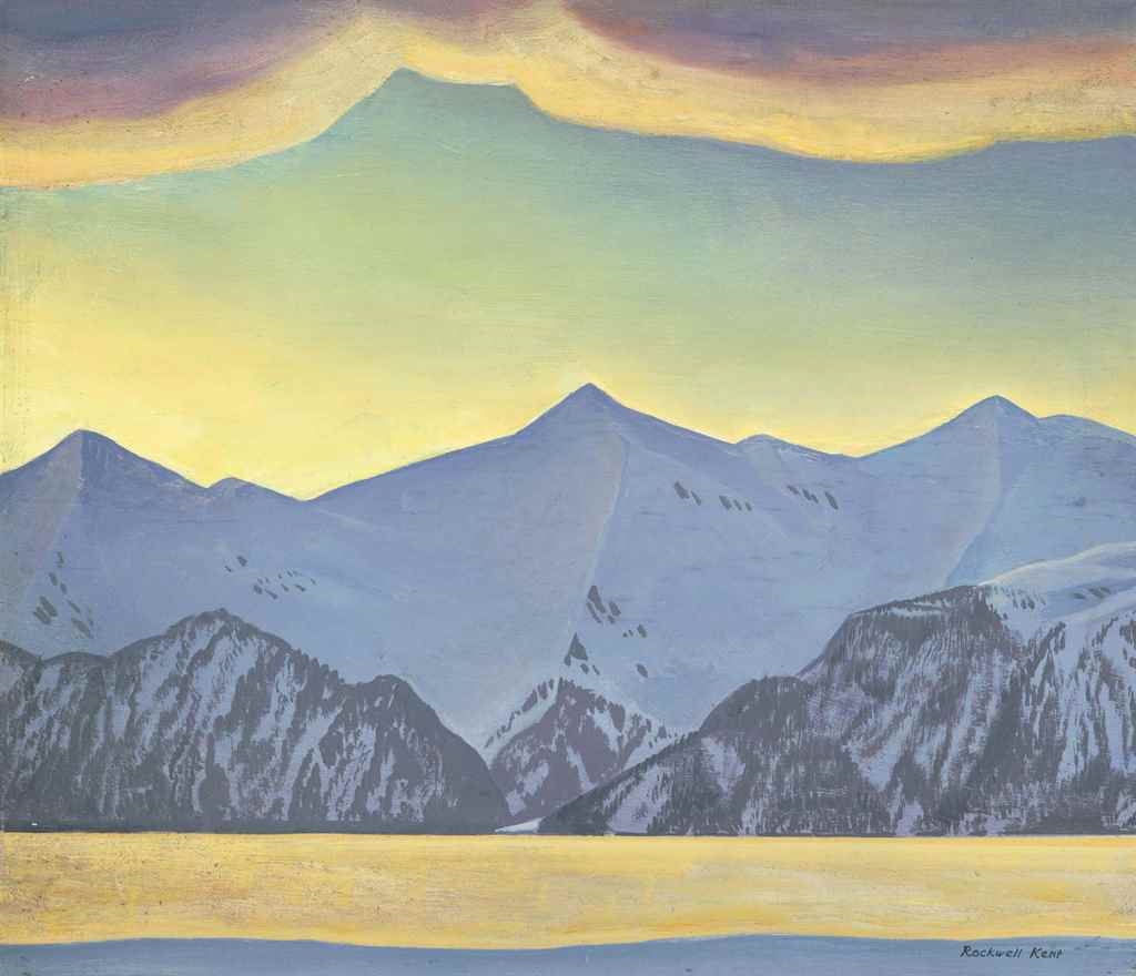 Rockwell Kent | Alaska Impression (Resurrection Bay) (1918 - 1919 ...