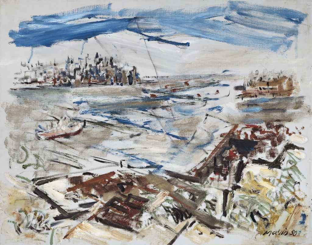 John Marin | New York Series: From Weehawken Heights (1950) | MutualArt