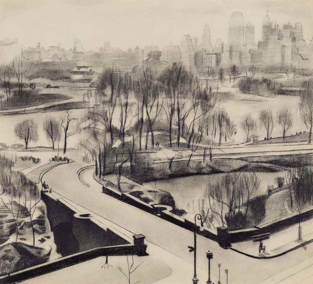 Charles Sheeler | View of Central Park (1932) | MutualArt
