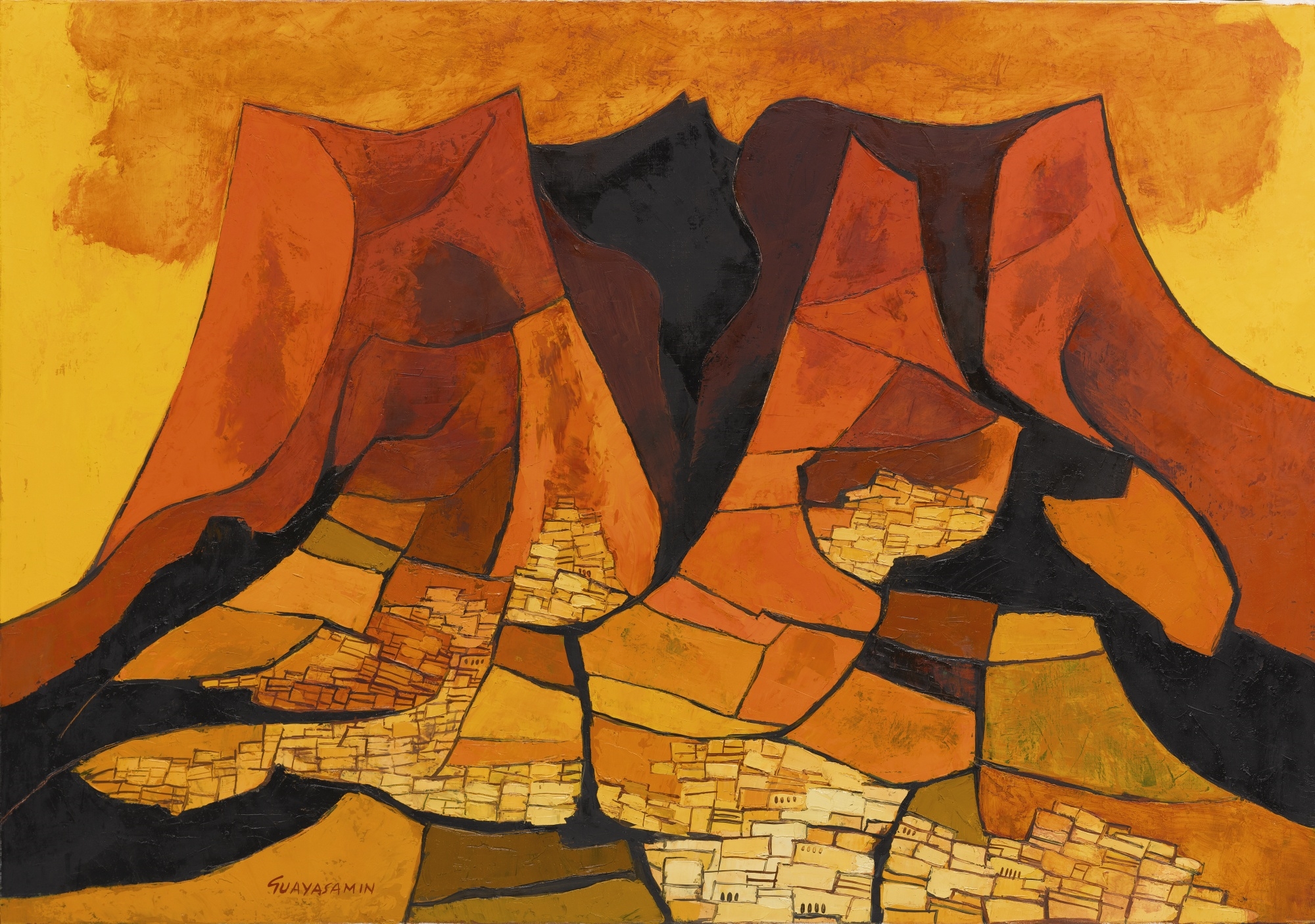 Oswaldo Guayasamín | PAISAJE DE QUITO (Circa 1968) | MutualArt