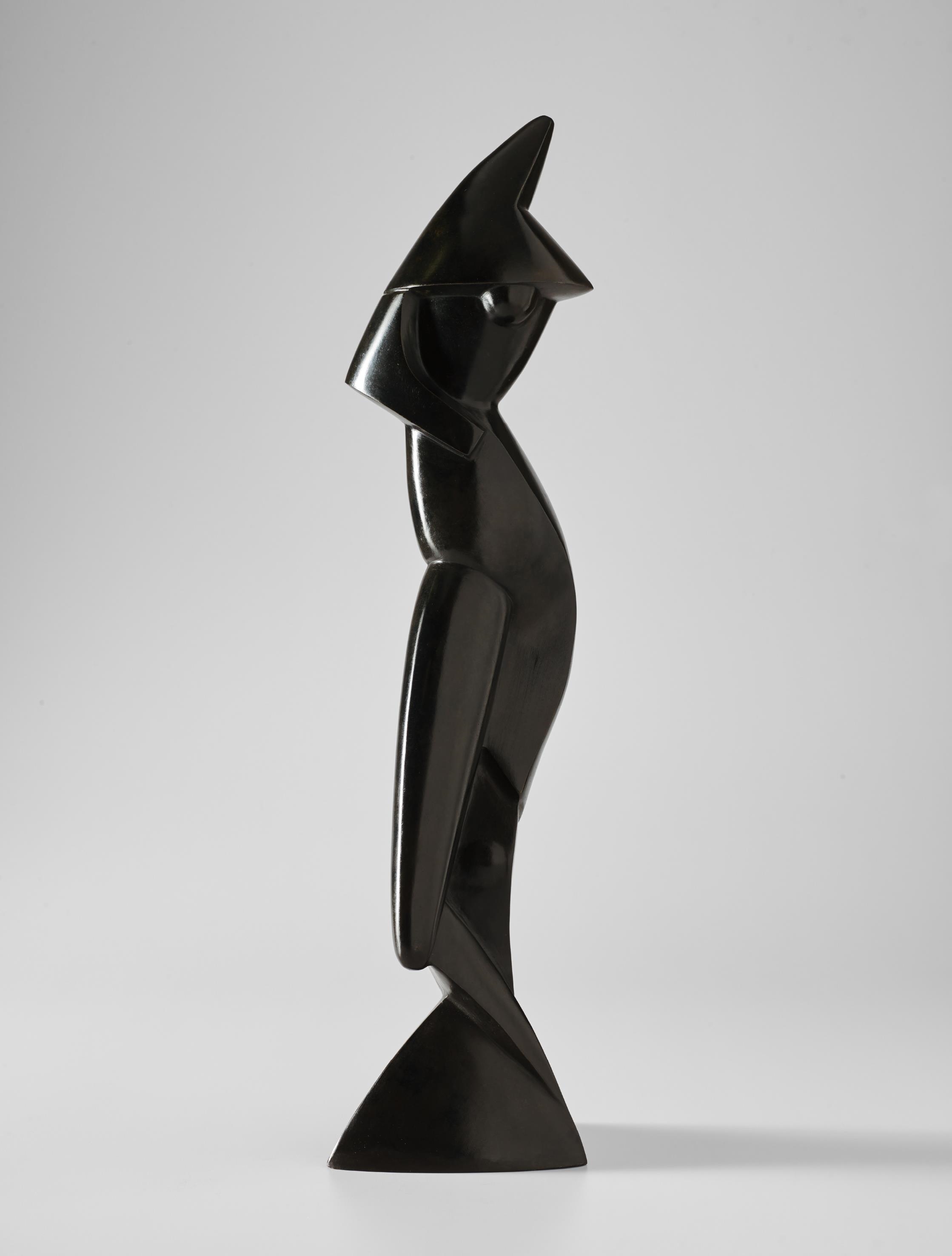 Alexander Archipenko | Statue on Triangular Base | MutualArt