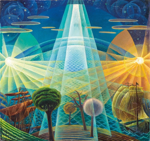 Gerardo Dottori | Sintesi-simultaneità (1936) | MutualArt
