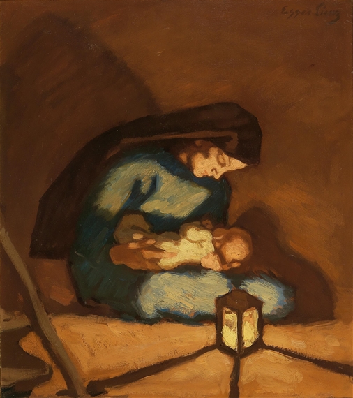 Albin Egger-Lienz | ‘Madonna’ (Circa 1922) | MutualArt