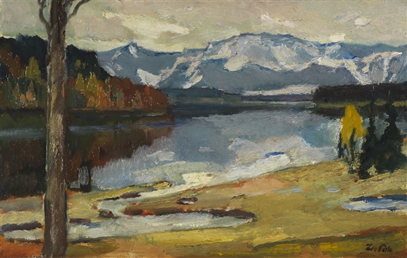 Leo Putz | Im Garten (Circa 1910) | MutualArt