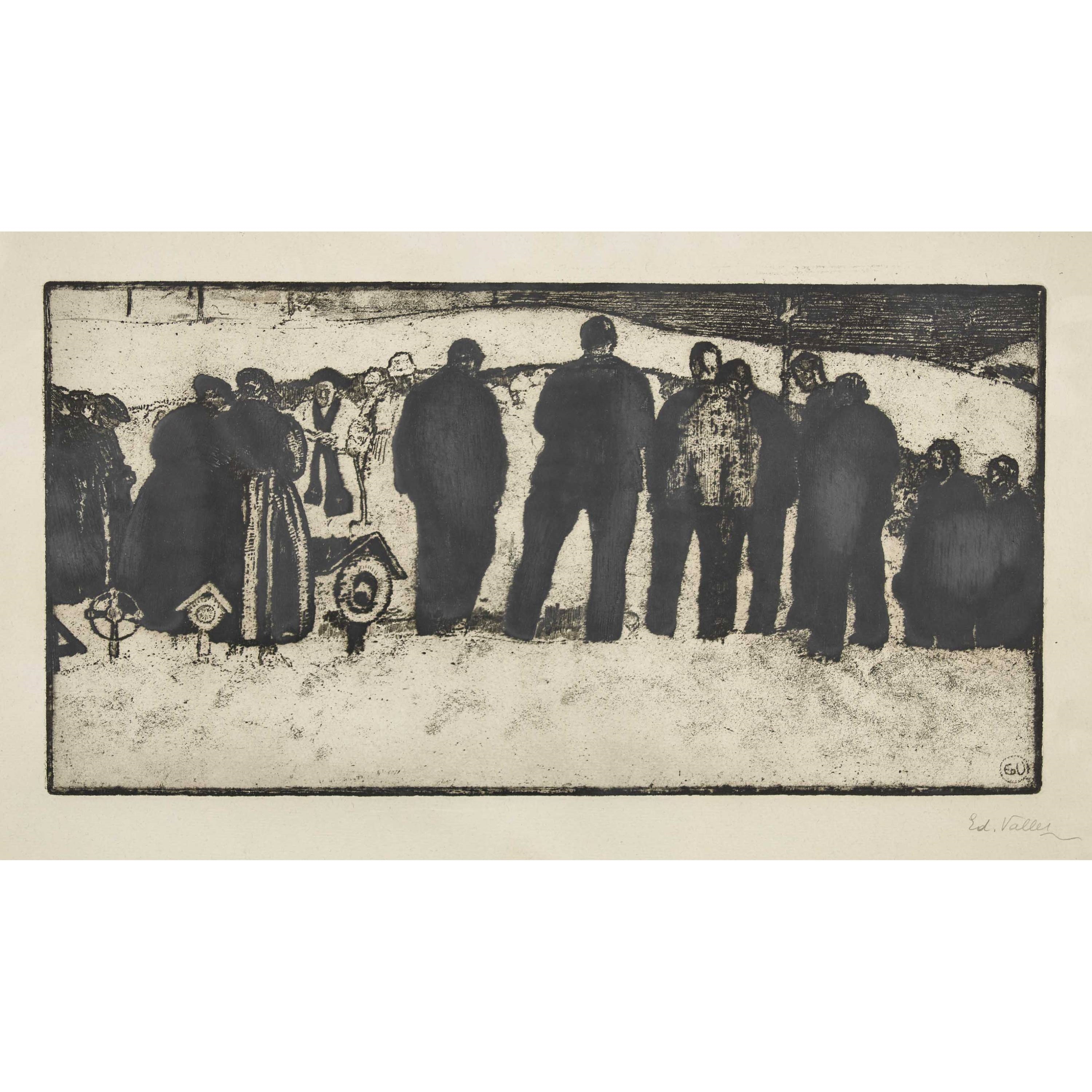 Edouard Vallet | Enterrement à la montagne | MutualArt