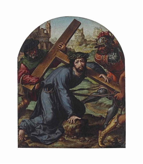 Jan Gossaert | Christ falling under the Cross | MutualArt