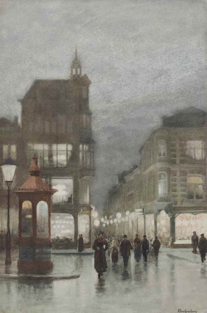 Johannes Christiaan Karel Klinkenberg | A view of the Amstel, Amsterdam ...