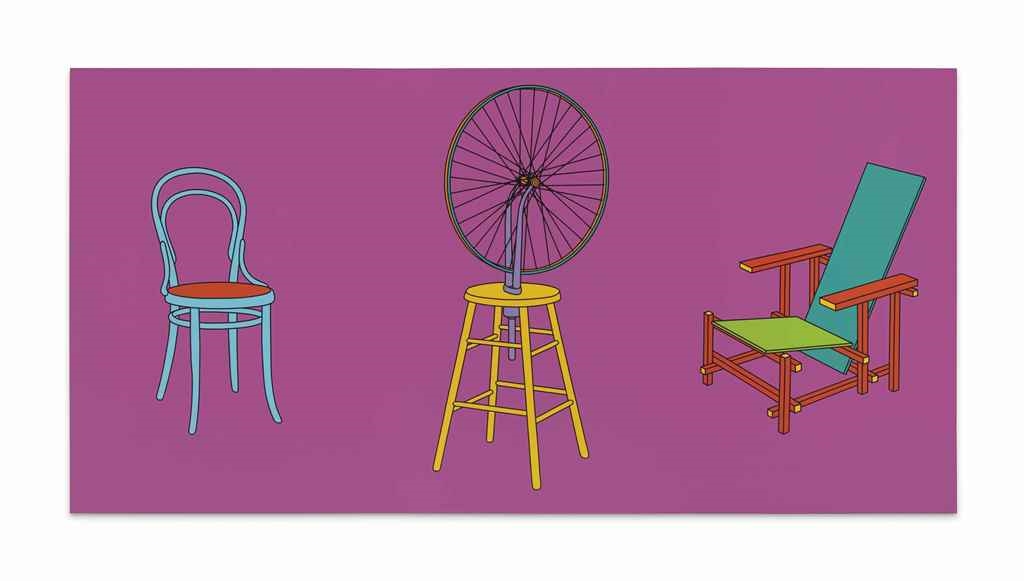 Michael Craig-Martin | UNTITLED (SKELETON) (2000) | MutualArt