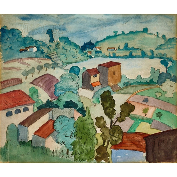 Hermann Hesse | Tessiner Landschaft (1922) | MutualArt