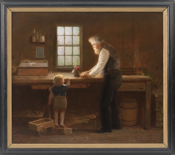 Charles Cahoon | Repairing the windmill | MutualArt