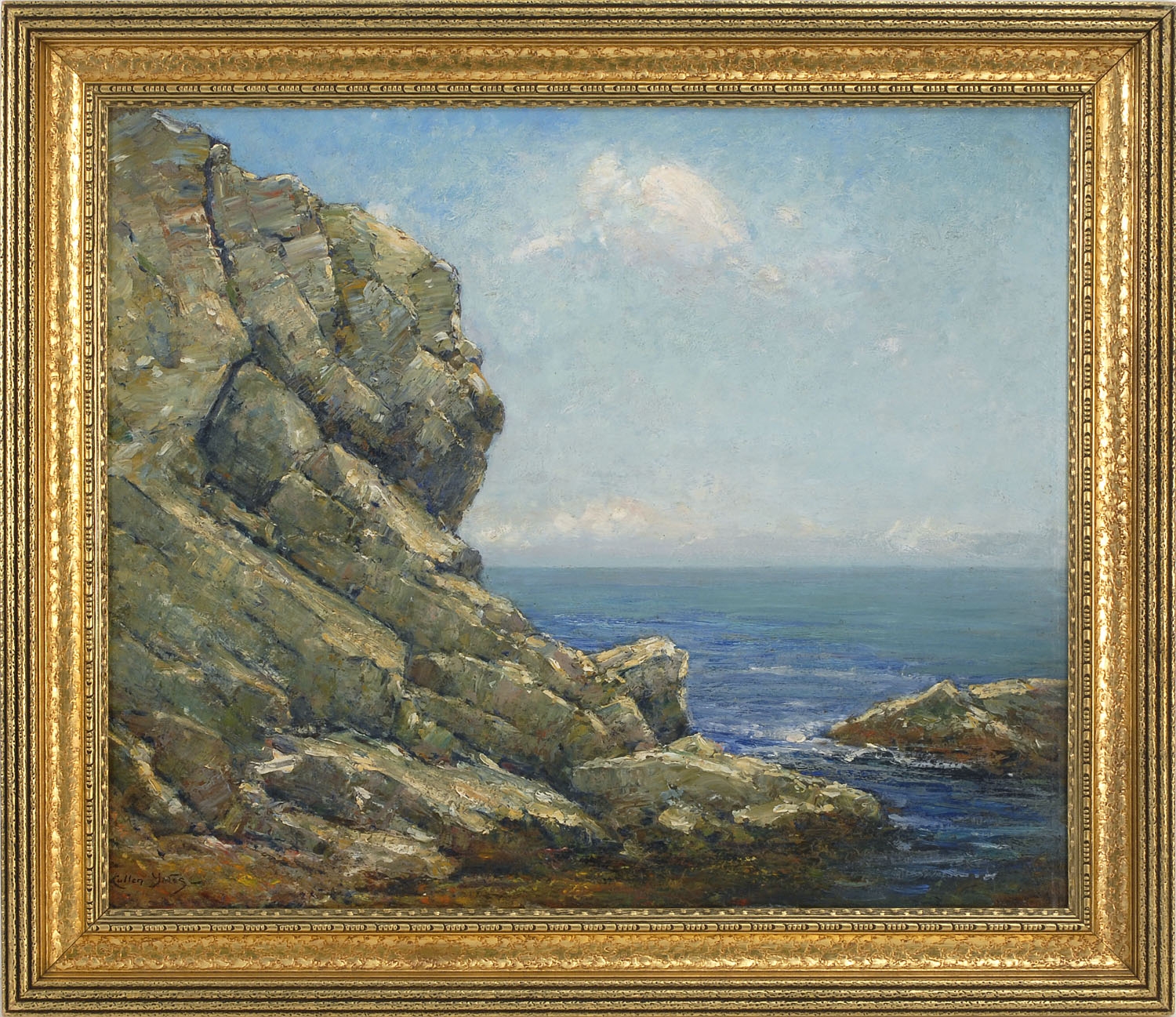 Owen Cullen Yates | Rocky coastal scene with calm waters in the ...