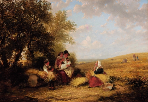 William Frederick Witherington | The Gleaners (1866) | MutualArt