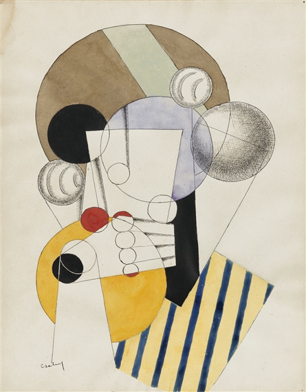 Joseph Csaky | Figure Au Verre (1920) | MutualArt