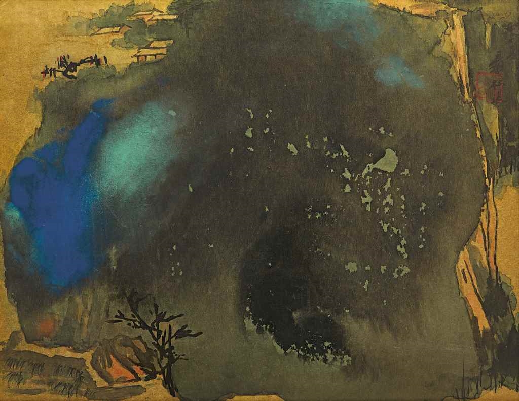 Zhang Daqian | Splash Colour Landscape (1972) | MutualArt