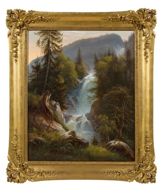 Karl Christian Sparmann | Der Giessbach im Berner Oberland (1853 ...