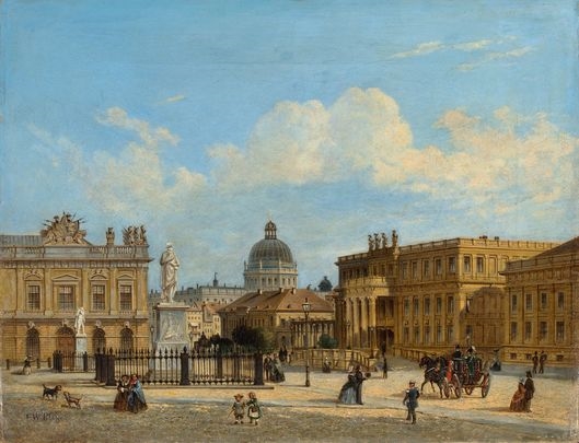 Friedrich Wilhelm Klose | Das Kronprinzenpalais in Berlin (1857 - 1860 ...