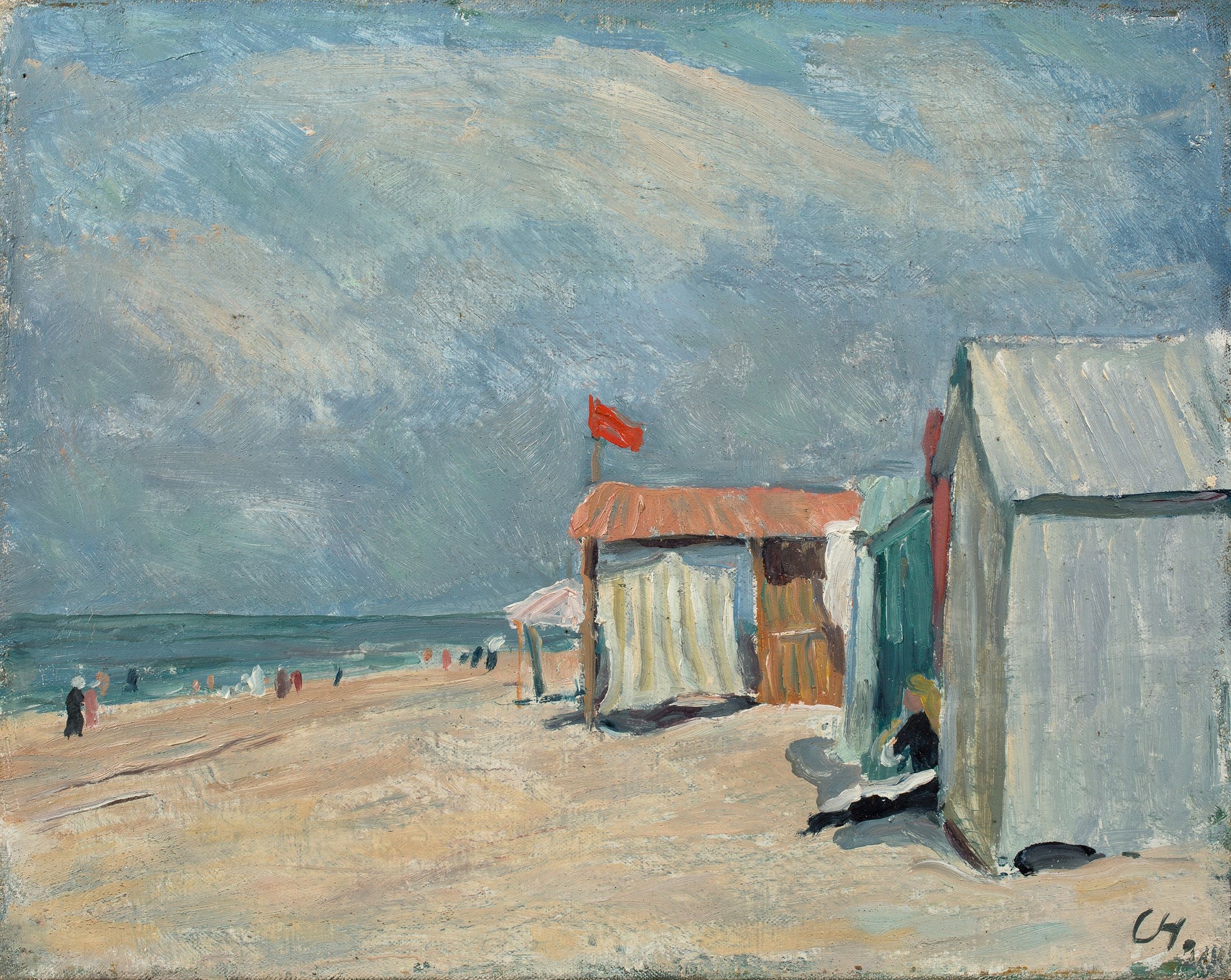 Karl Hofer | Strandlandschaft (Circa 1912) | MutualArt