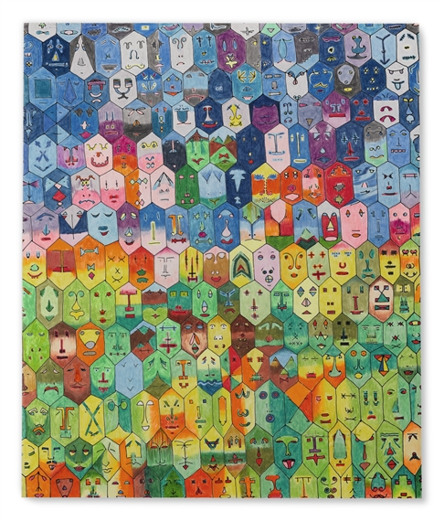 Alighiero Boëtti | FACCINE COLORATE (1979) | MutualArt