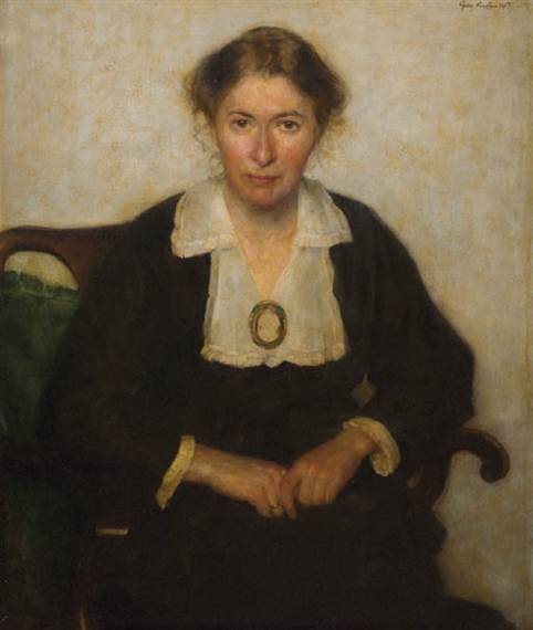 Georg Rueter | Portret van mijn vrouw: portrait of the artist's wife ...