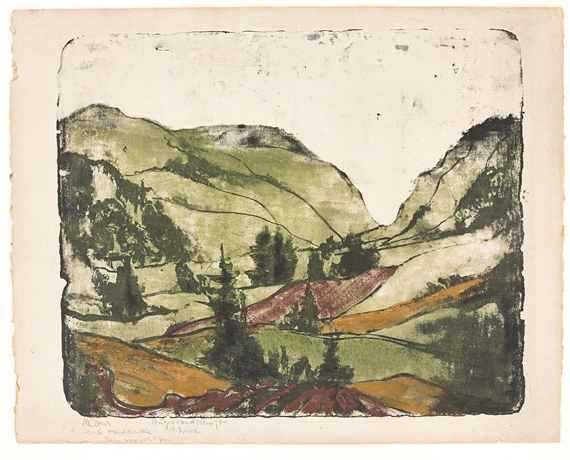 Max Kaus | Hügellandschaft | MutualArt