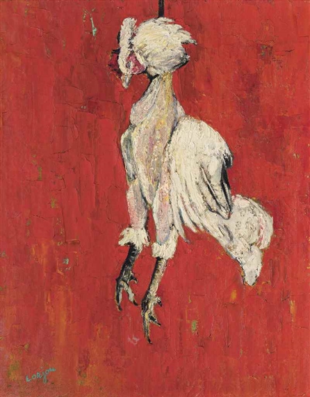 Bernard Lorjou | Garroted coq (1953) | MutualArt