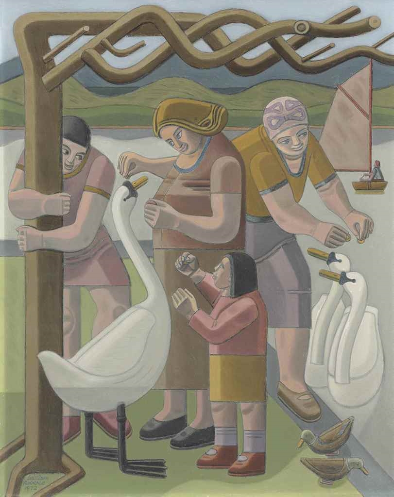 William Roberts | The Swans (1972) | MutualArt
