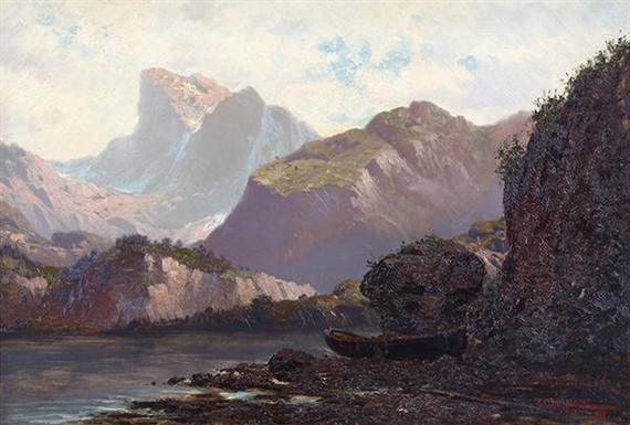 John Califano | Italien Mountain View (1892) | MutualArt