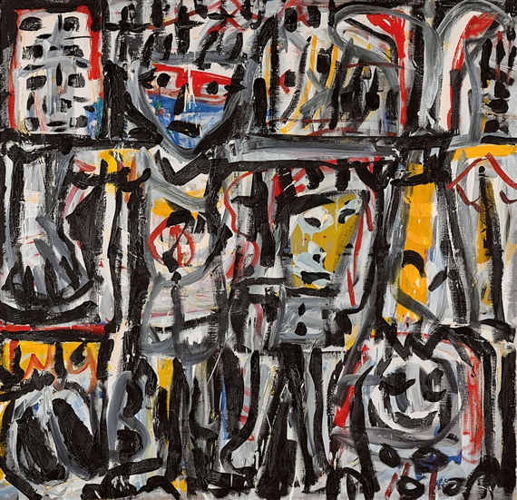 David Larwill | The Mugging (1985) | MutualArt