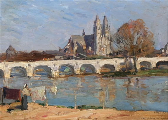 Alexander Jamieson | A View of Tours (1911) | MutualArt