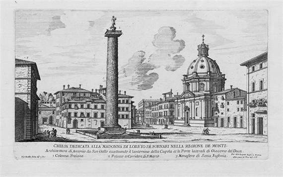 Giovanni Battista Falda | Il nuovo Teatro delle Fabriche,et edifici ...