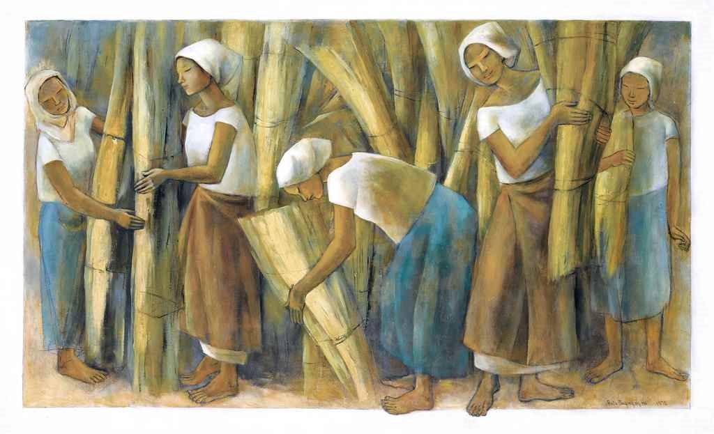 Anita Magsaysay-Ho | NAG-IIPON NG DAYAMI (GLEANERS) (1975) | MutualArt