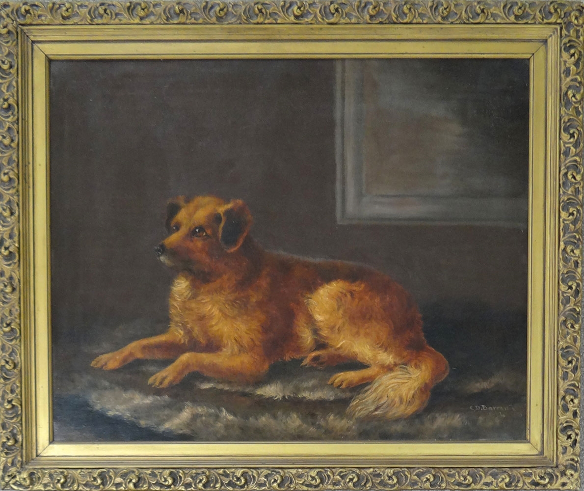 Charles Decimus Barraud | Portrait of a Dog (Louis) (1884) | MutualArt