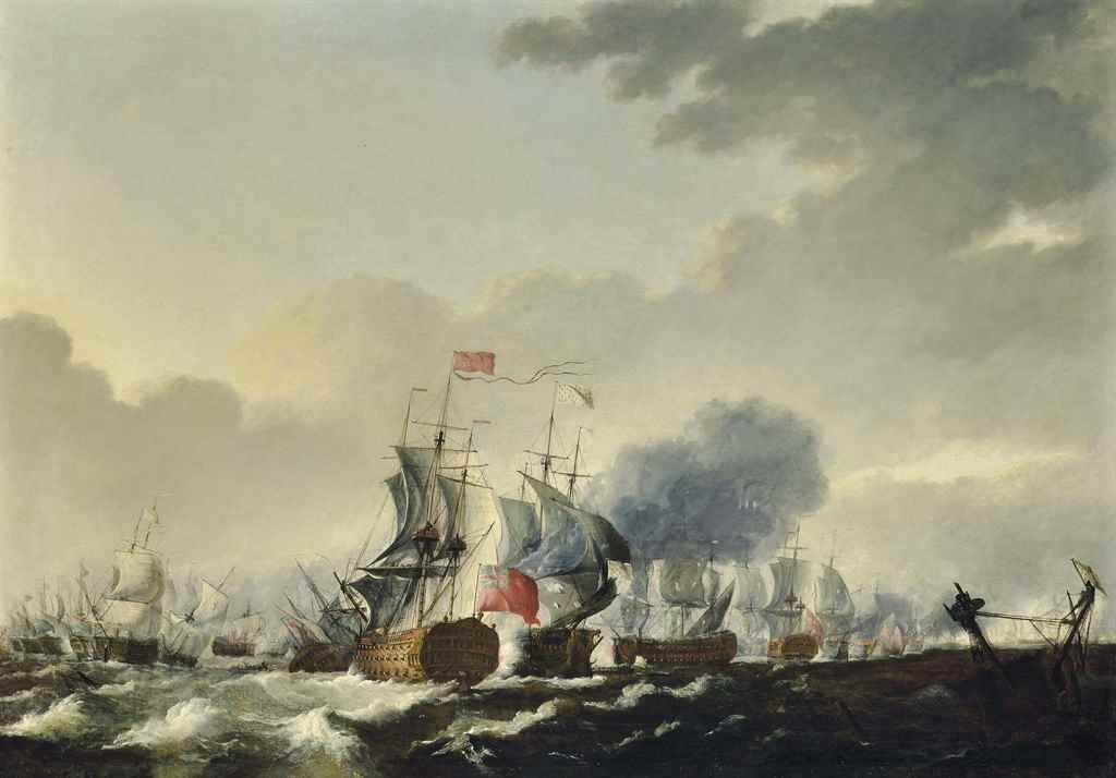 Hendrik Kobell | The battle of Barfleur, 19 May 1692: Admiral Russell’s ...