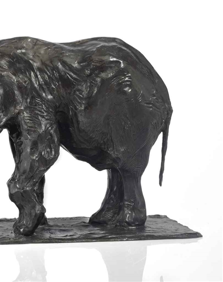 Rembrandt Bugatti | ELEPHANT D’AFRIQUE ET TROIS GAZELLES (1905) | MutualArt