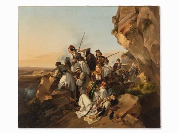 Georg Perlberg | Greek Freedom fighters (1840) | MutualArt
