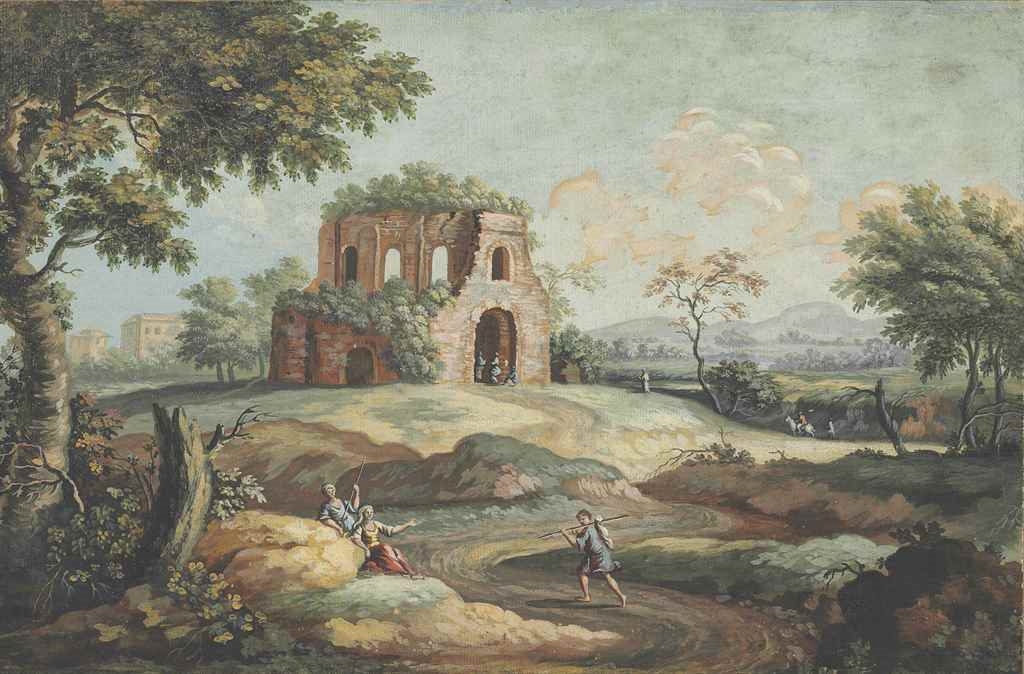Giovanni Battista Busiri | The Temple of Minerva Medica in a classical ...