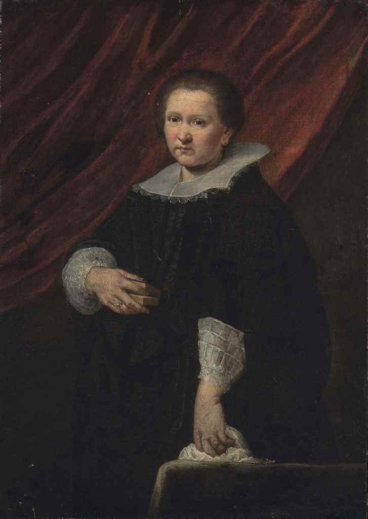 Bernardo Strozzi | Portrait of a lady, three-quarter-length | MutualArt