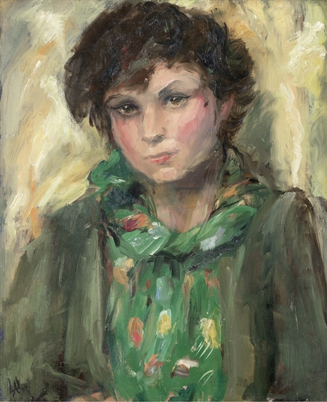 Lou Albert-Lasard | Portrait der Tochter Ingo (1930) | MutualArt
