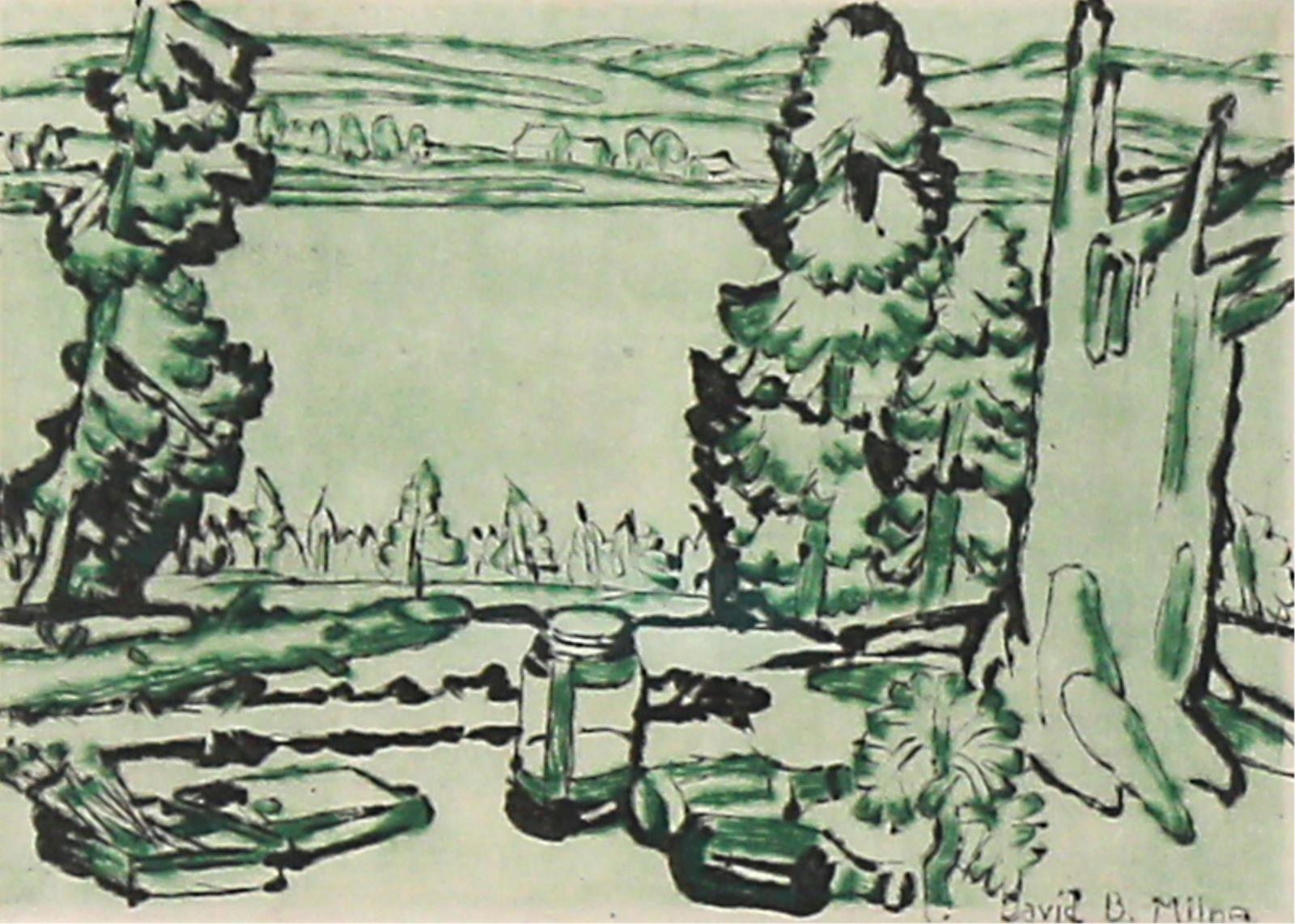 David B. Milne | Painting Place (Colophon Edition) (1931) | MutualArt