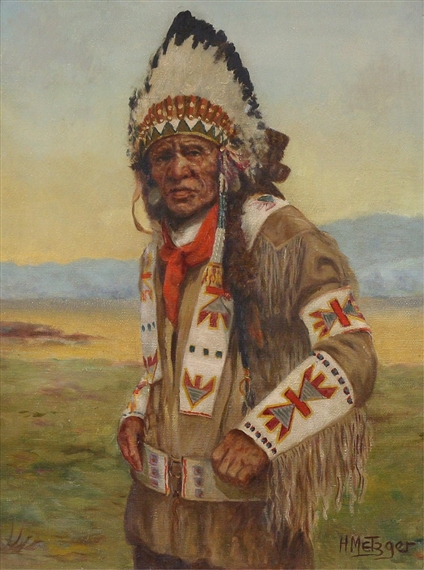 Henry Metzger | MUSKEG (CREE INDIAN), FILE HILL RESERVATION | MutualArt