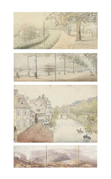 William John Burchell | A sketchbook of views in Germany, Austria ...