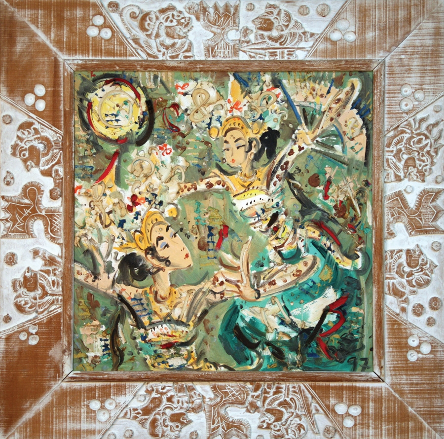 Nyoman Gunarsa | Two Dancers (1997) | MutualArt