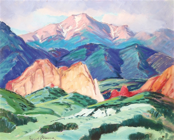 Frank Joseph Vavra | Mountain Landscape | MutualArt