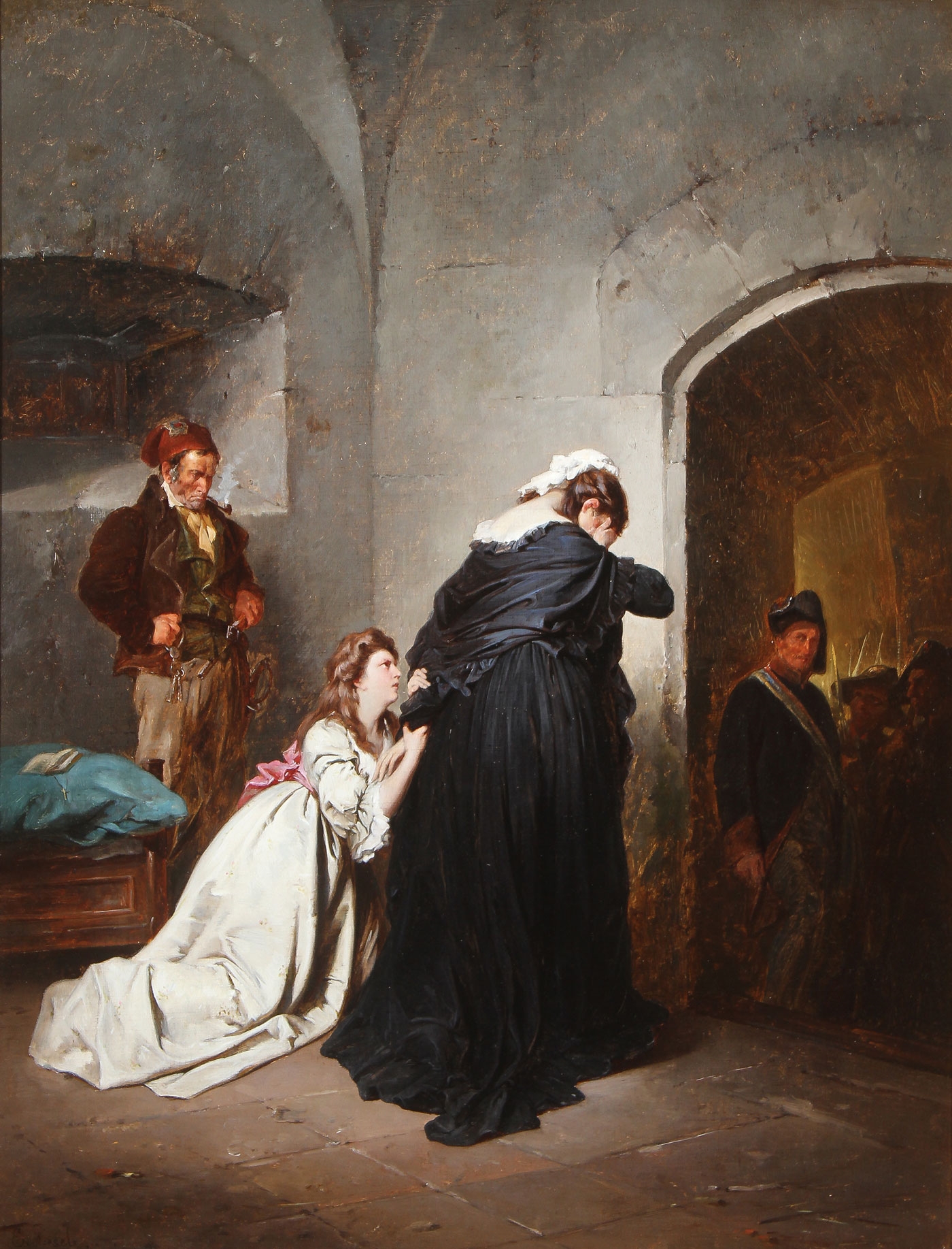 Marie Antoinette Execution Painting