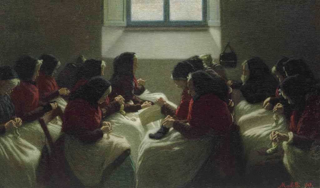 Angelo Morbelli | Le risaiuole (1897) | MutualArt